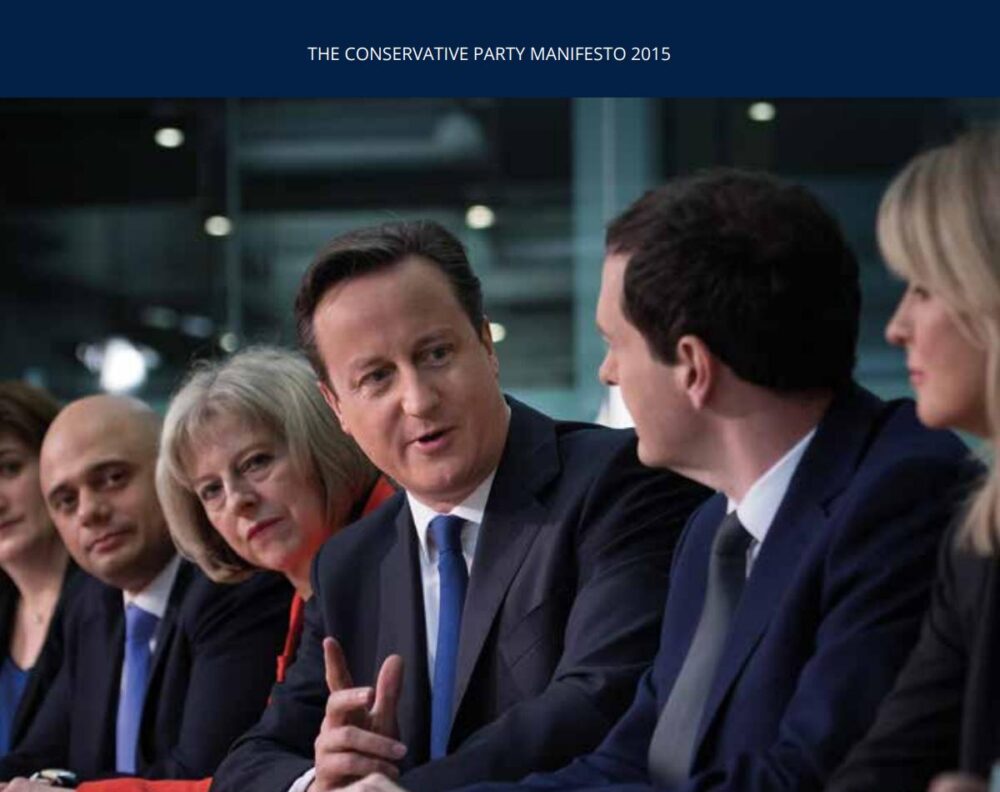 Conservative Party Manifestos » UK Election News